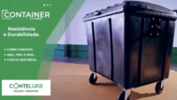 Contentor de 1200L Metálico – Contelurb